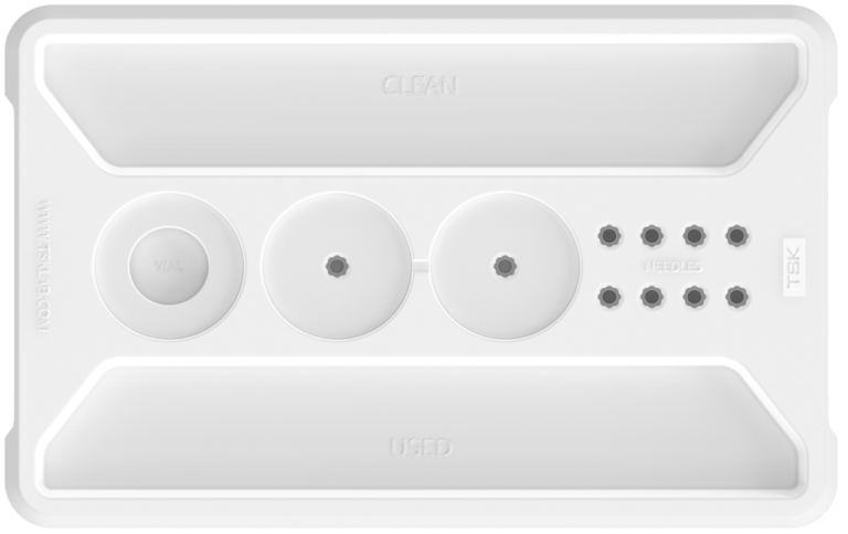 TSK needle tray: organize and streamline your procedures